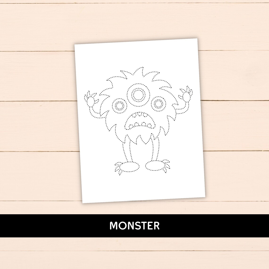 Printable Halloween Trace & Color Sheets Tracing Worksheets for ...