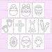 Easter Q-tip Tracing Sheets - Printable Preschool Worksheets for Fine ...