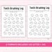 Monthly Teeth Brushing Tracker - Printable Teeth Brushing Log - Dental ...