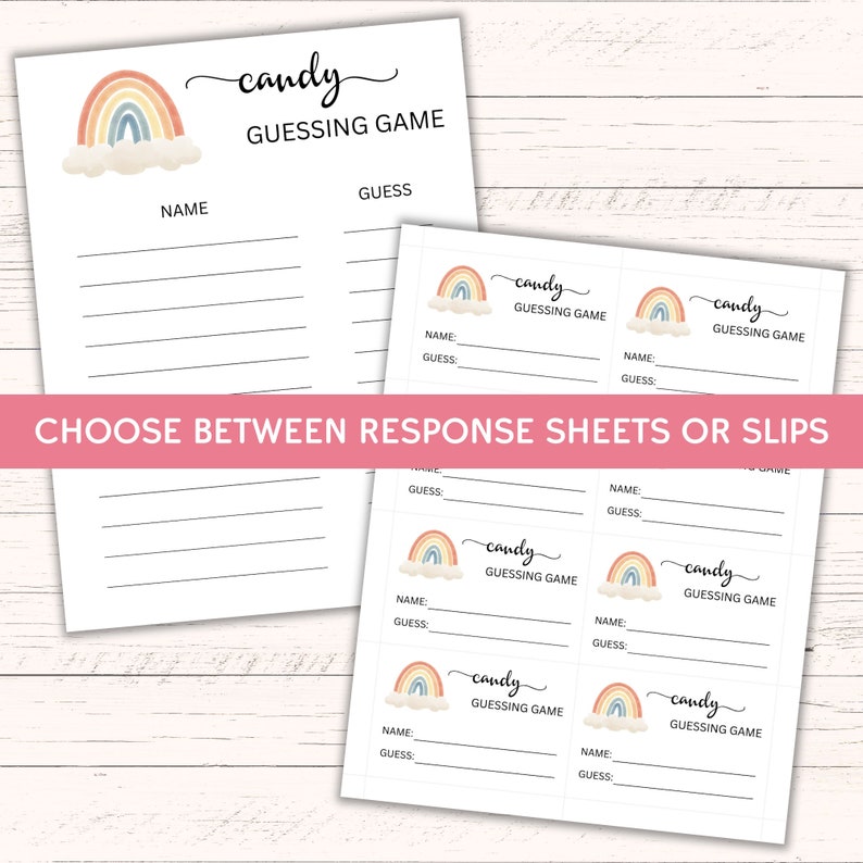 Guess How Many Candies Game - Candy Guessing Game - How Many Candies ...