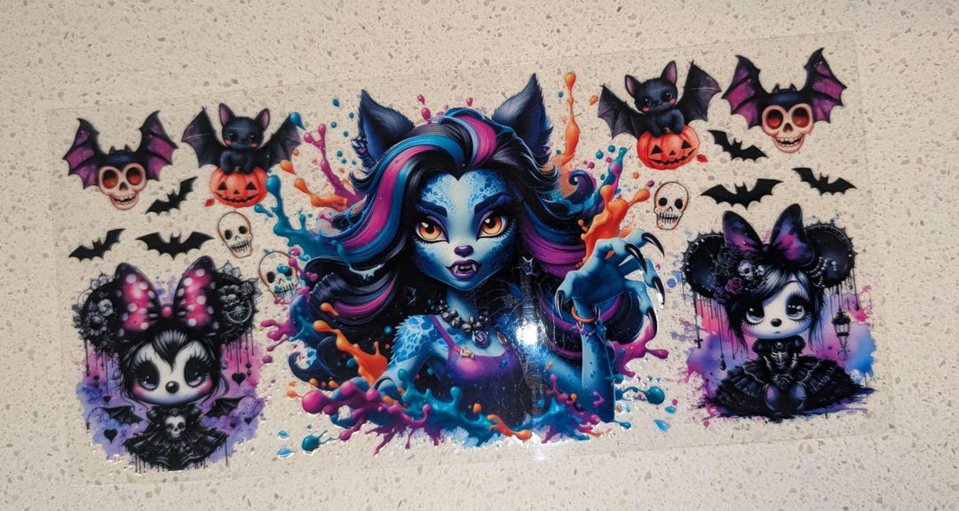 UVDTF Monster H| MH| Ready to Use| Wrap Only|double SIDED - Etsy