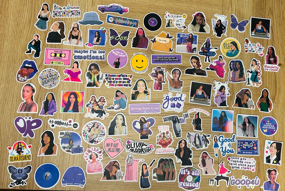 Olivia Rodrigo Sticker Pack - Etsy UK