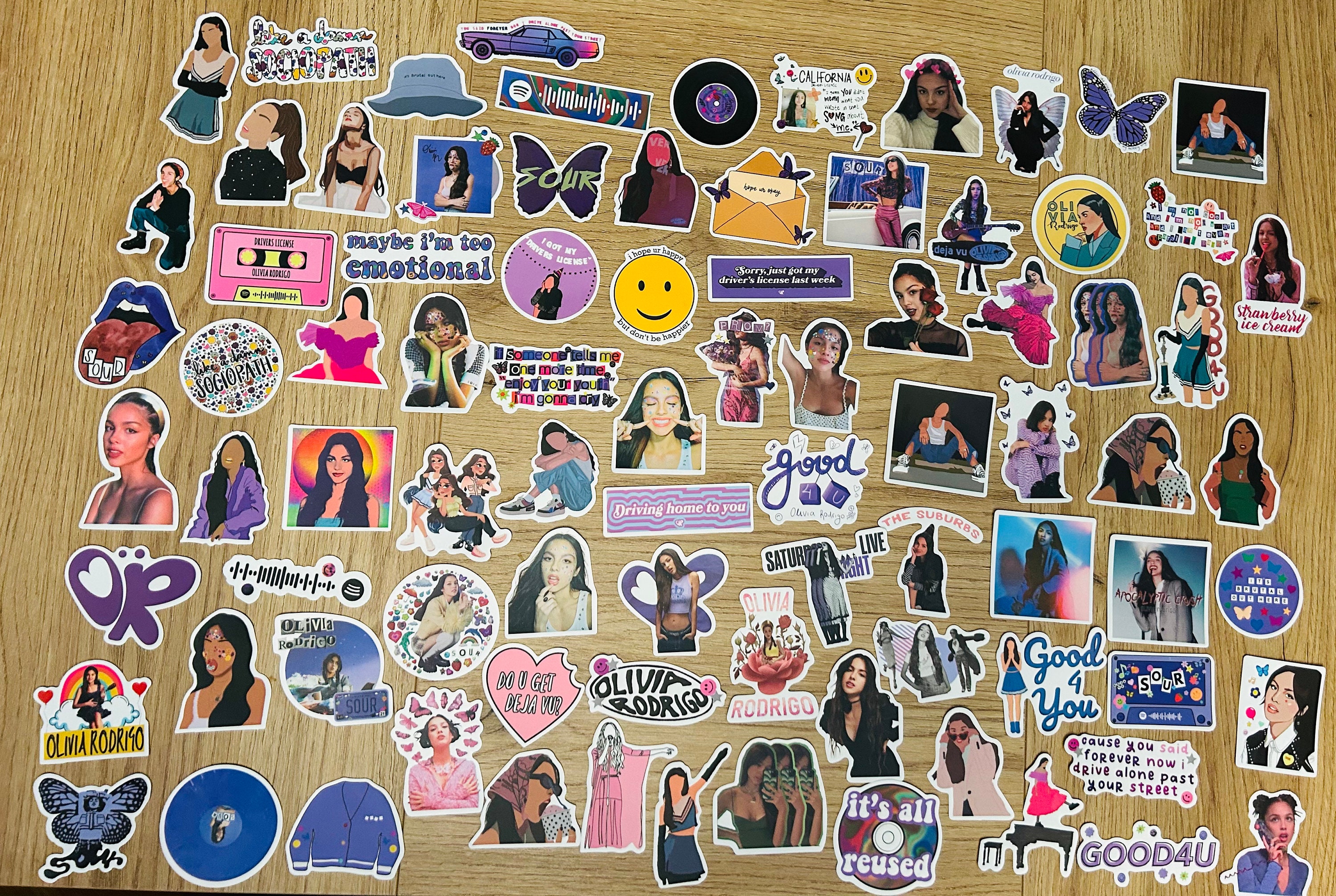 Olivia Rodrigo Sticker Pack - Etsy