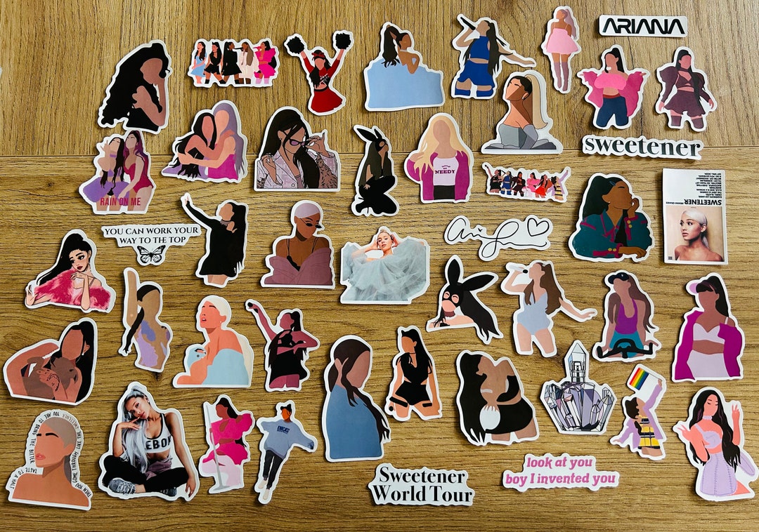 Lot Stickers Ariana Grande - Etsy