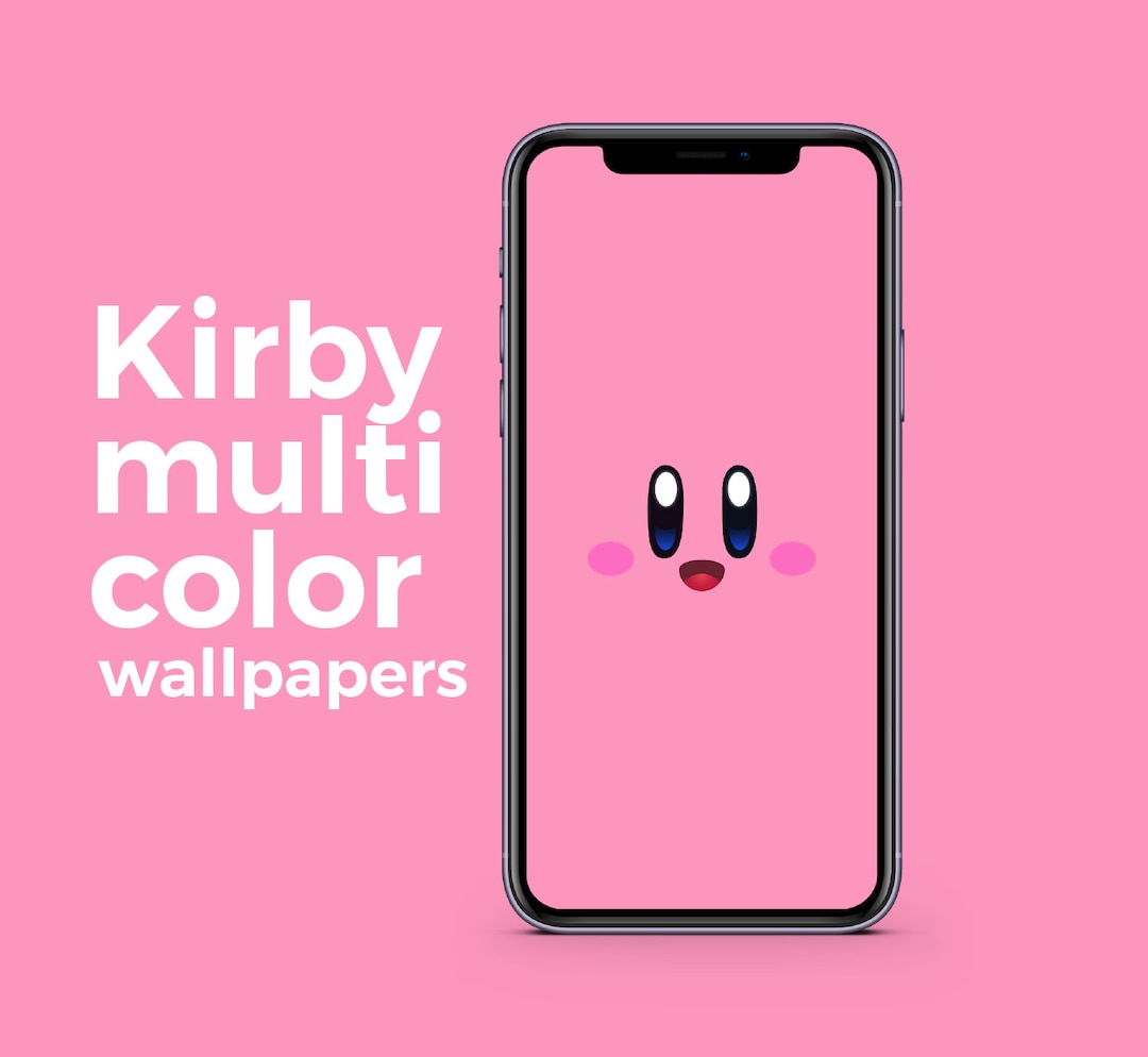 Kirby Multicolor Pack Phone Wallpaper - Etsy