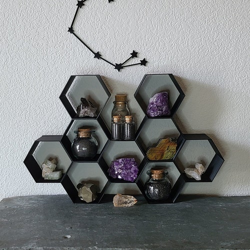 Honeycomb Display Shelf 3D Printed Hexagonal Display Shelf | Etsy