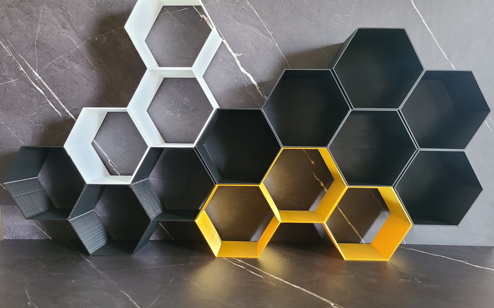 Honeycomb Display Shelf 3D Printed Hexagonal Display Shelf - Etsy