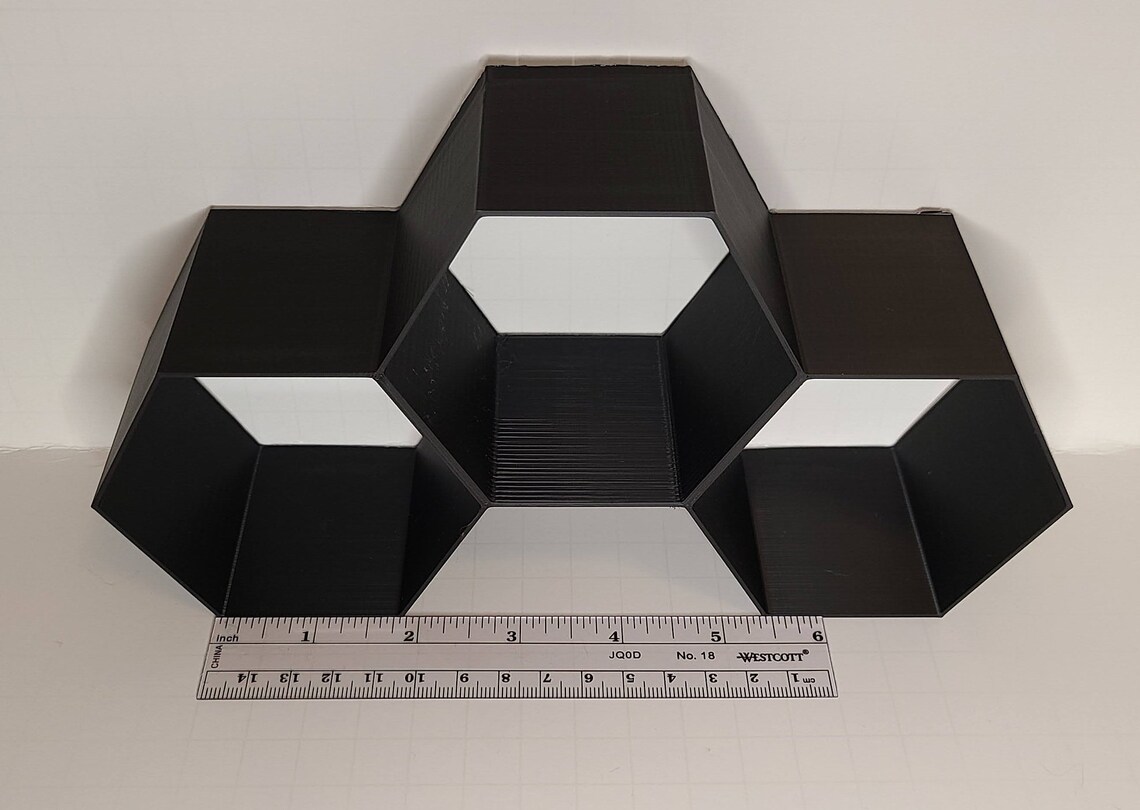 Honeycomb Display Shelf 3D Printed Hexagonal Display Shelf | Etsy