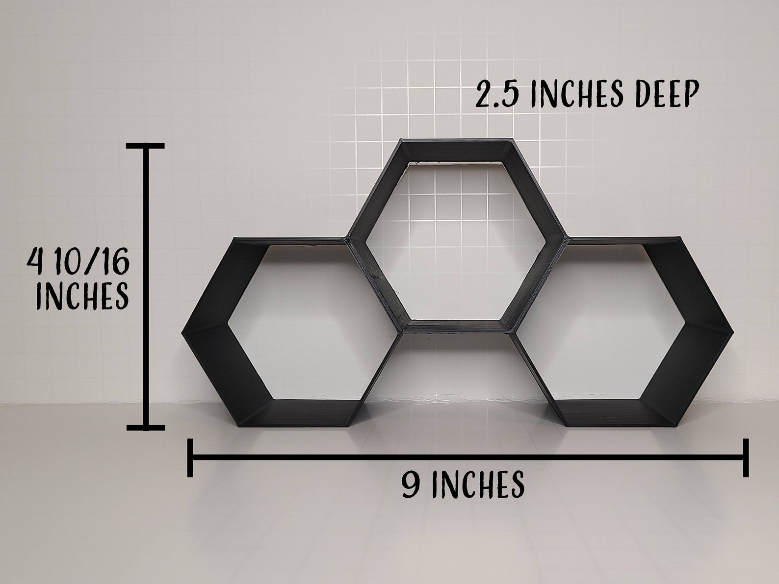 Honeycomb Display Shelf 3D Printed Hexagonal Display Shelf - Etsy