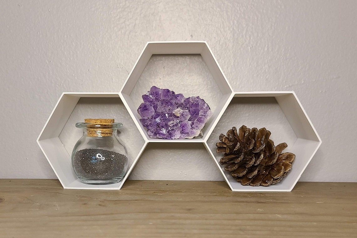 Honeycomb Display Shelf 3D Printed Hexagonal Display Shelf - Etsy