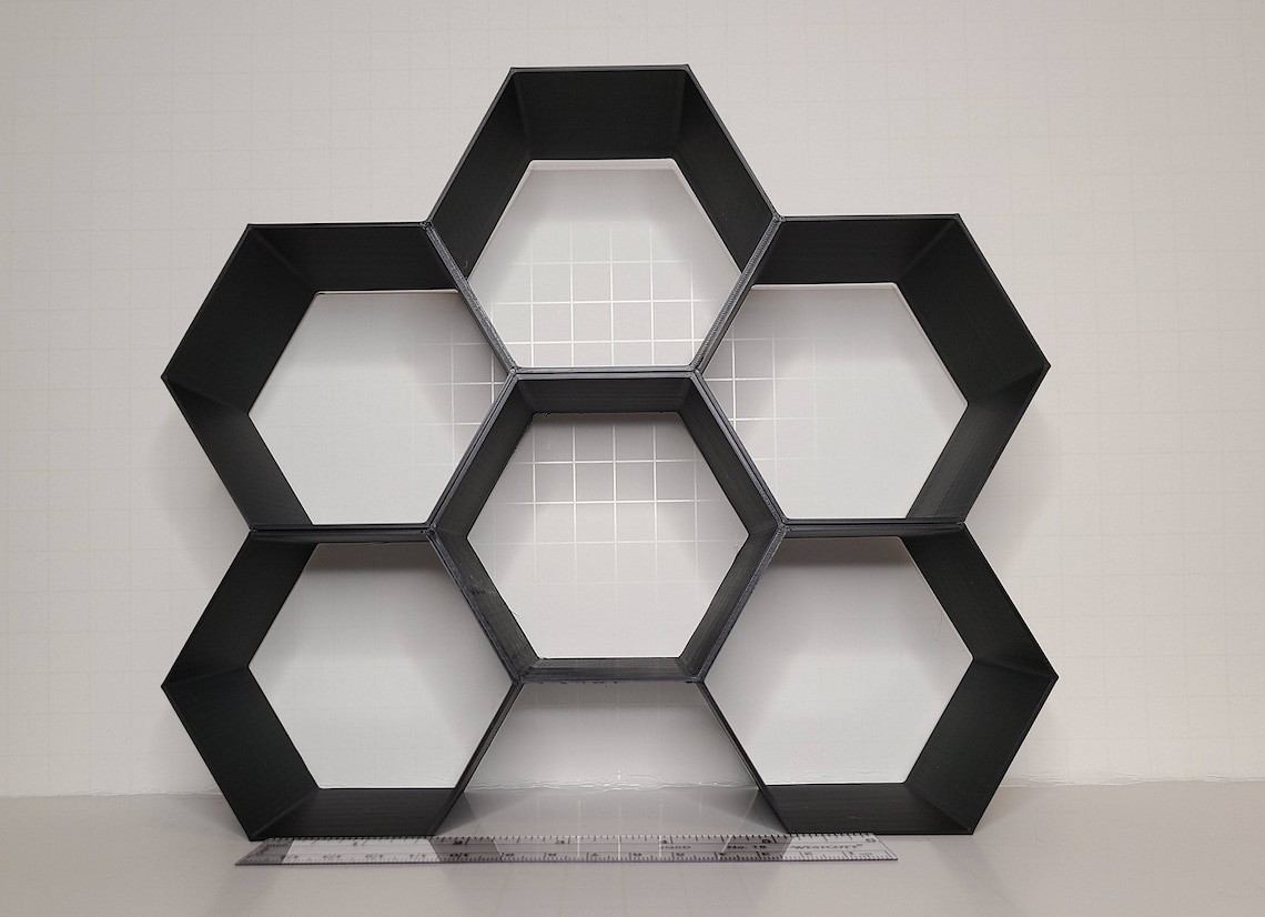 Honeycomb Display Shelf 3D Printed Hexagonal Display Shelf | Etsy