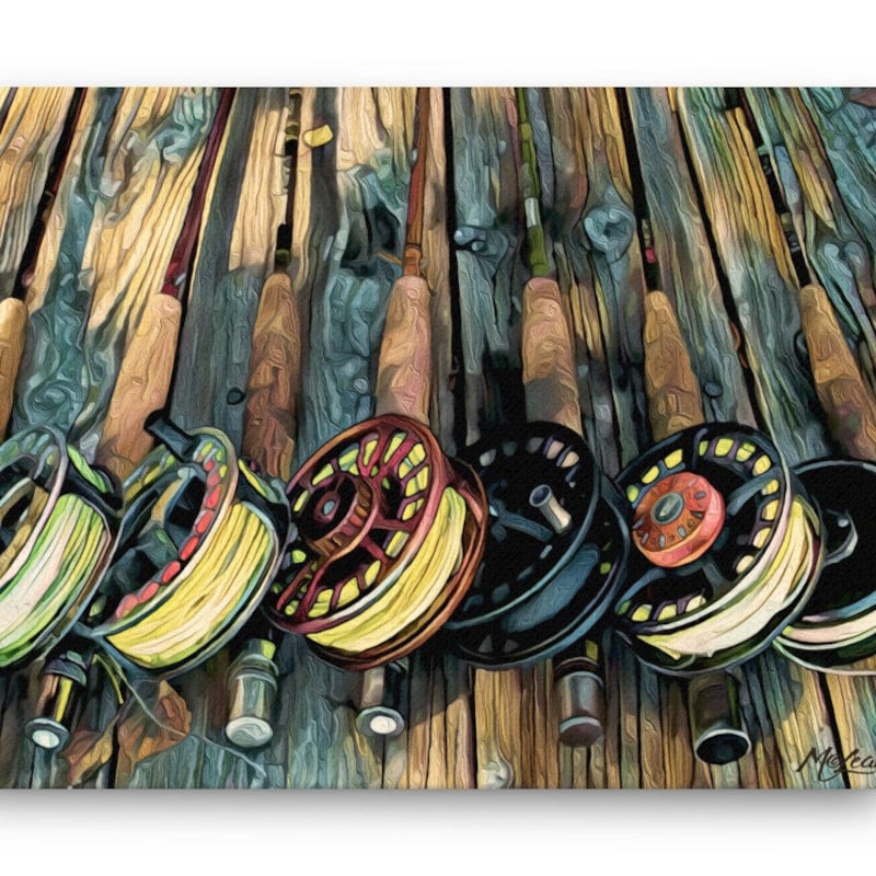 Fly Fishing Painting - Etsy