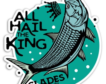 PEACOCK BASS Fish Art Vinyl Decal - Fishing Art Print, Fishing Gifts ...