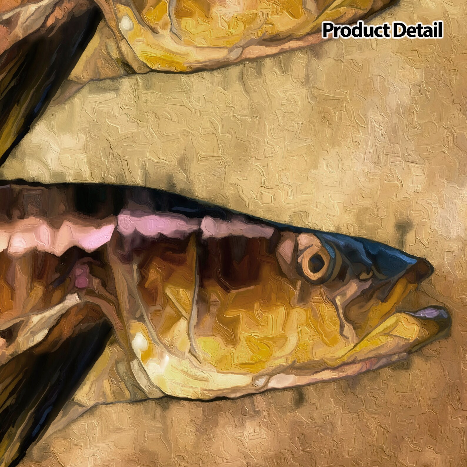 COBIA LING Ocean Fish Fine Art Canvas Giclee Print - Florida Everglades ...