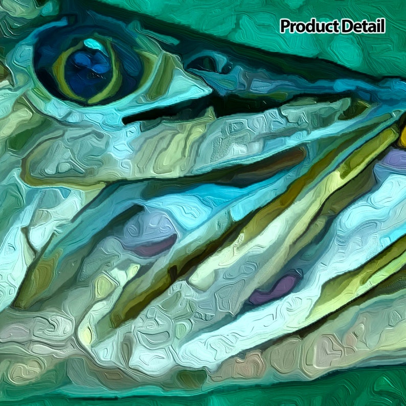 SNOOK Fish Inshore Fine Art Canvas Giclee Print - Florida Everglades ...