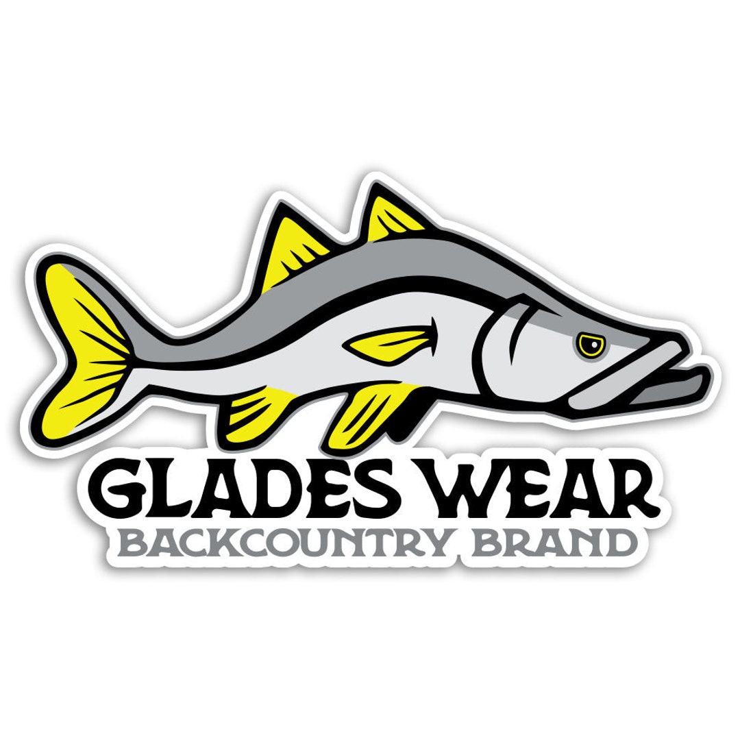 SNOOK Fish Art Vinyl Sticker Decal - Fishing Art Print, Fishing Gifts ...