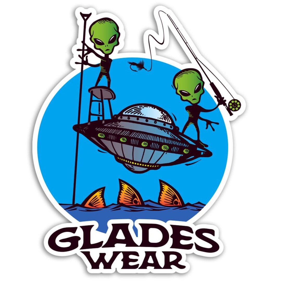 REDFISH Fish Art Vinyl Sticker Decal - Fishing Art Print, Fishing Gifts ...