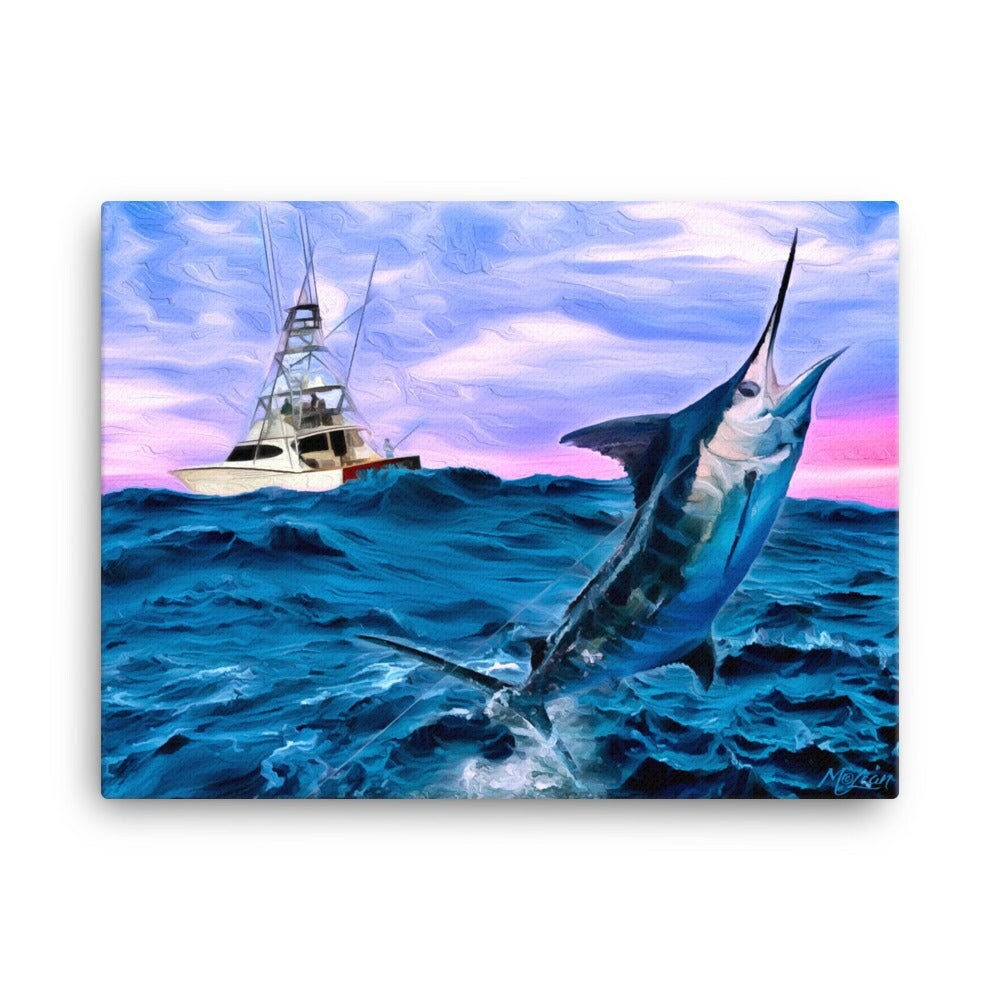 Marlin Fishing Art