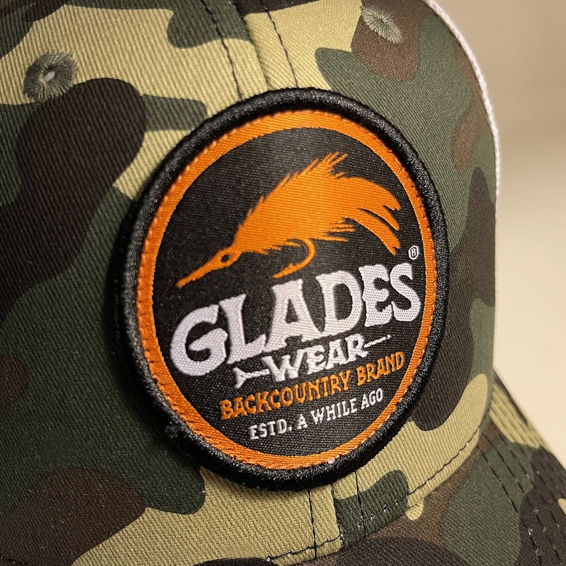 EVERGLADES CAMO FLY Patch Mesh Snap Back Trucker Hat for Men Women - Etsy