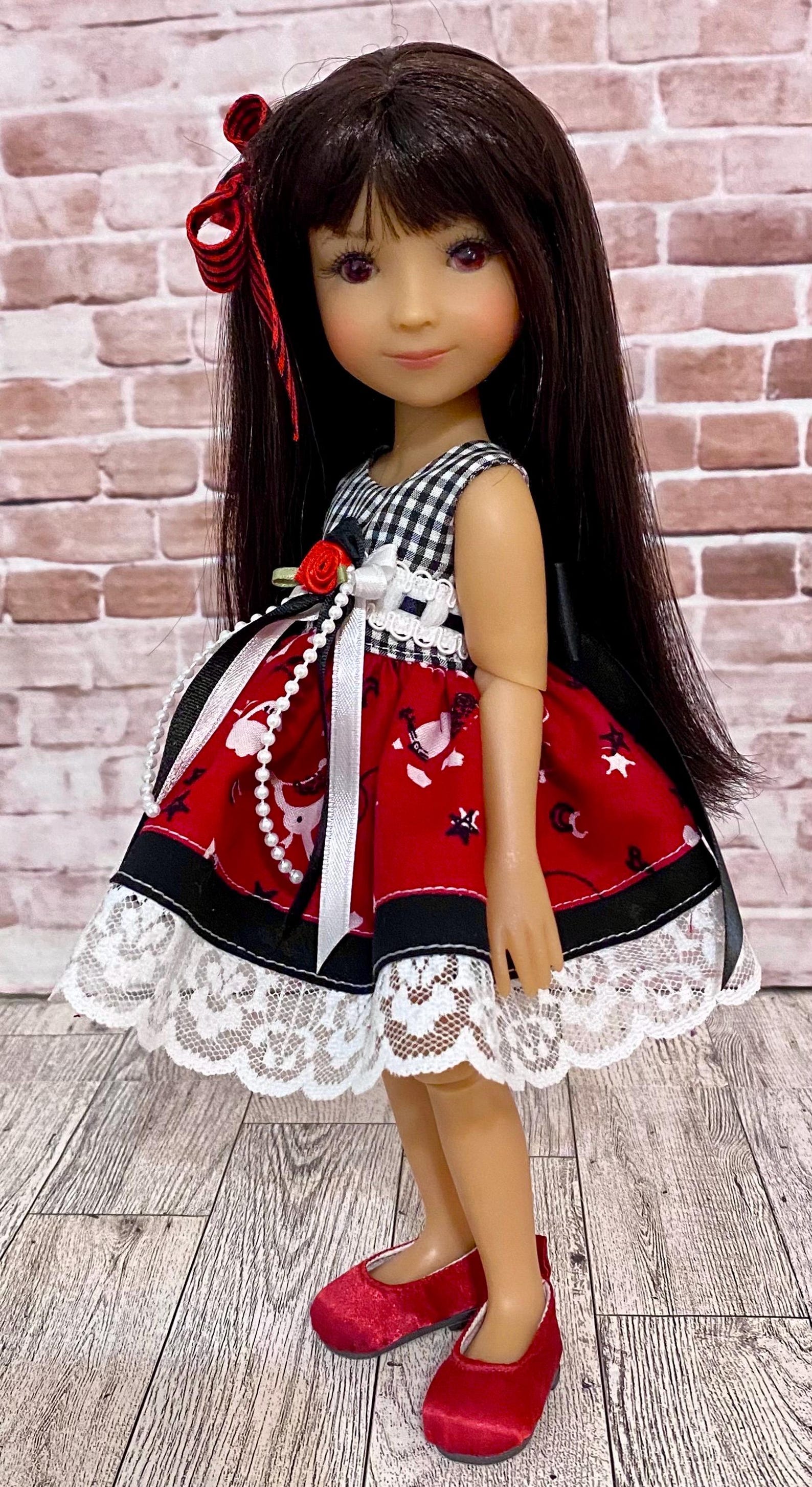 Simply Sweet Dress for the Ruby Red Siblie Wellie Wishers Scrap Happy ...