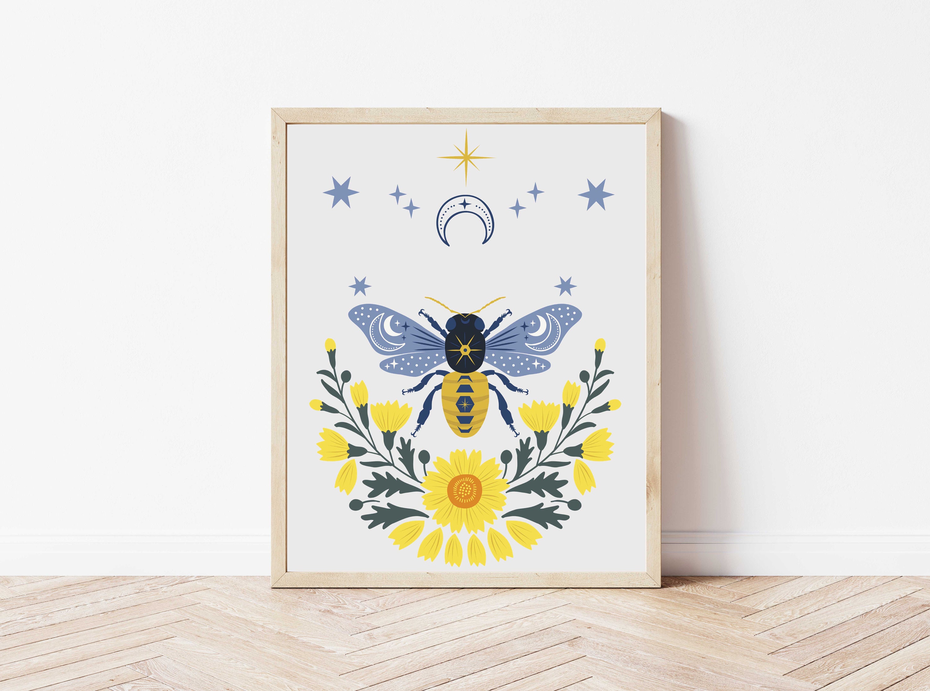 Abstract Bee Digital Print Bee Printable Wall Art Abstract - Etsy