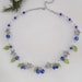 Blueberry Necklace and Earrings Set: Glass Bead Jewelry - Etsy
