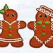 Cute Cross Stitch Pattern PDF, Gingerbread Family, Gingerbread Couple ...