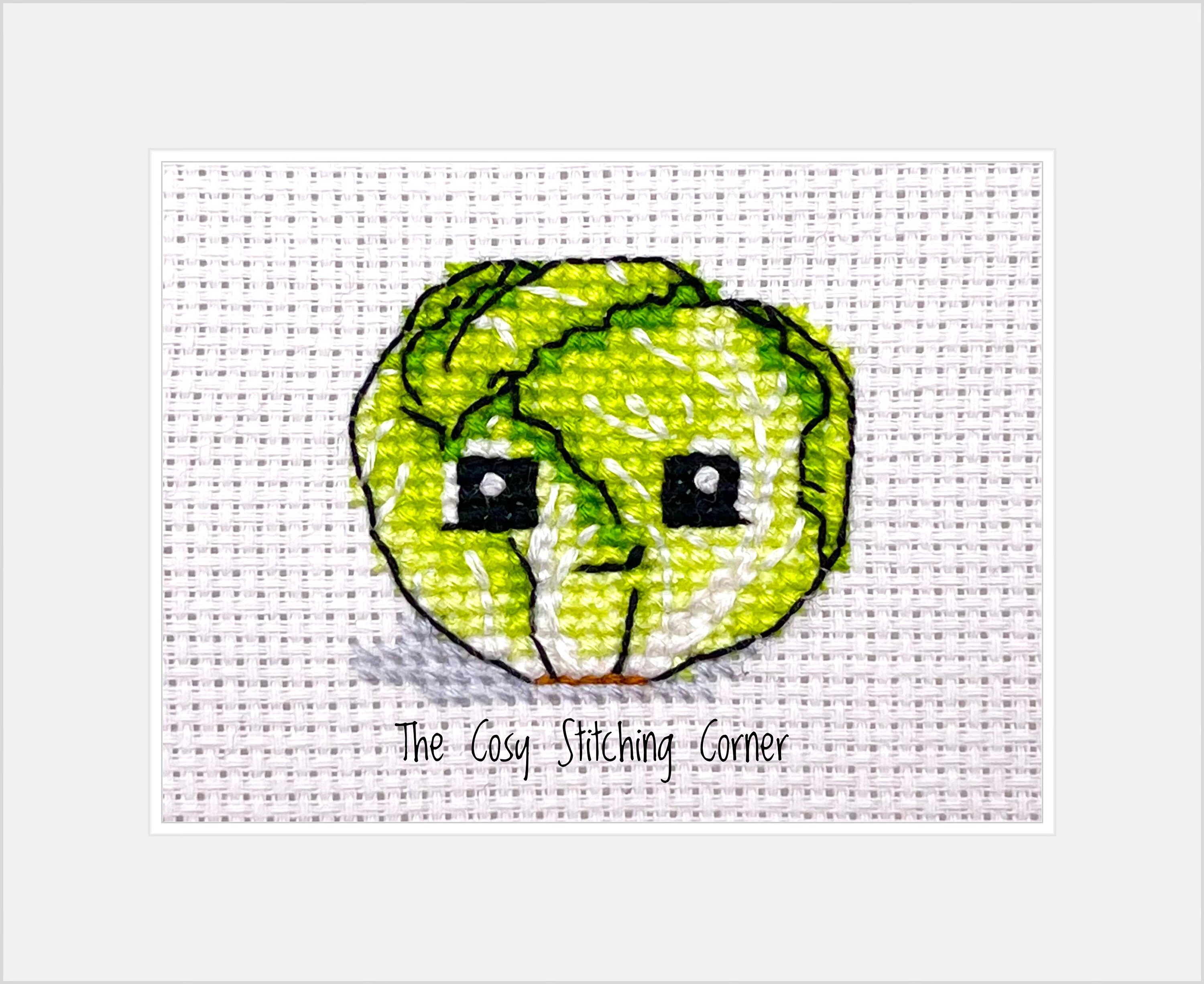 Vegetable Cross Stitch Pattern Instant Digital Download PDF, Cute ...