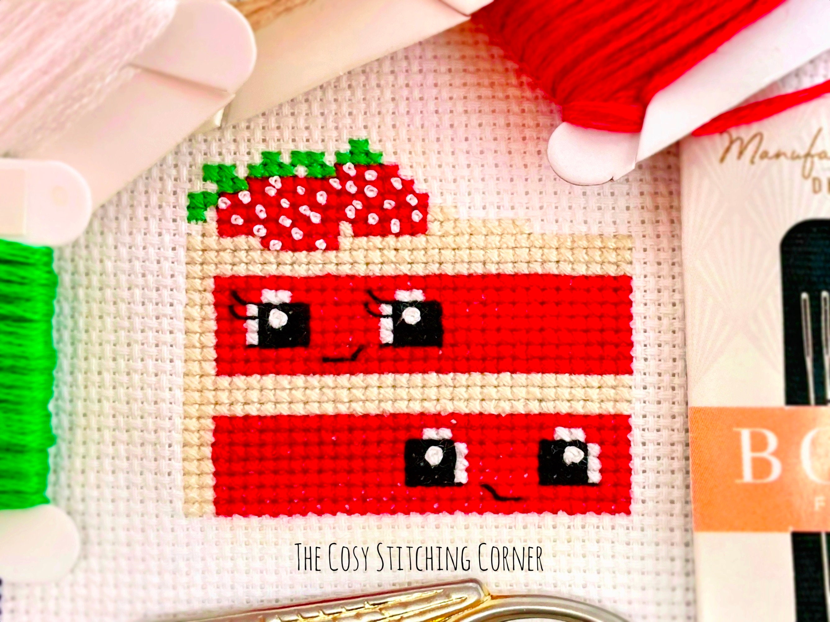Cute Cross Stitch Pattern Cute Cross Stitch Kawaii Cross - Etsy