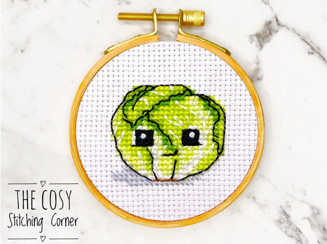 Vegetable Cross Stitch Pattern Instant Digital Download PDF, Cute ...