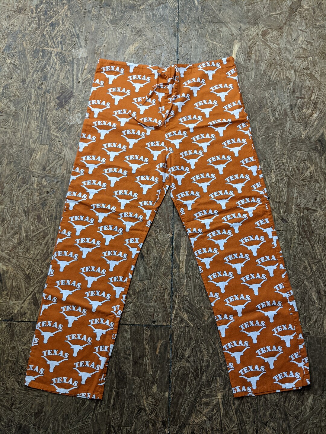 NWOT NEW Vintage 90's University of Texas Longhorns Scrub Pants PJ ...