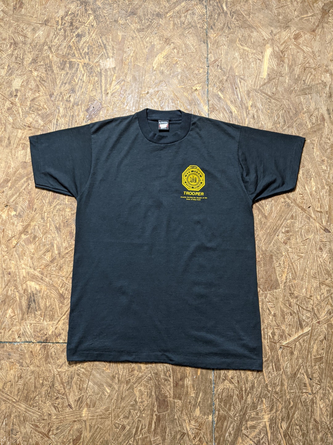 Vintage 80's 90's New York State Police NYSP Trooper Zero Tolerance ...