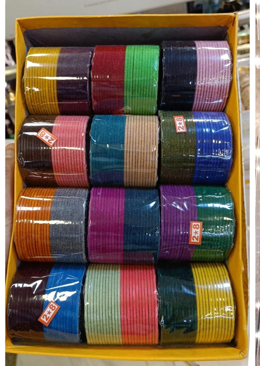 Bangle Full Combo Set, Metal and Velvet Bangles Set, Bridal Chudiya ...