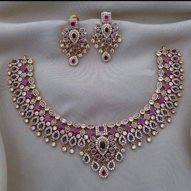 Indian Ruby Necklace - Etsy