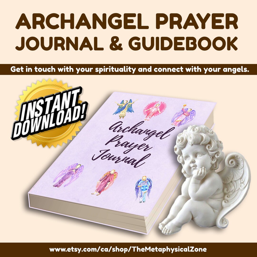Archangel Prayer Journal & Guidebook - Etsy