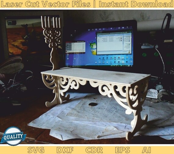 Home & Living laser cut, Bench and table for children.Laser cut files ...