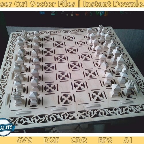 Backgammon.laser Cut Files SVG DXF CDR Vector Plans. Files - Etsy