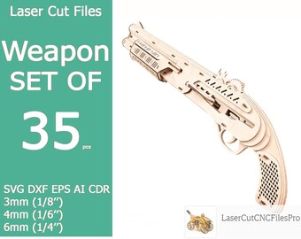 Laser Cut Weapon - Etsy