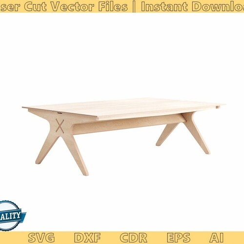 Computer Table. Laser Cut Files SVG DXF CDR Vector Plans - Etsy