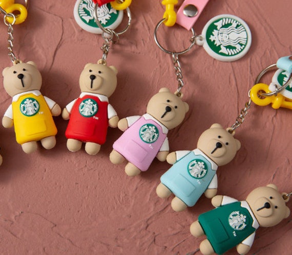 Starbucks Bear Key Chain starbucks keychain best friend | Etsy