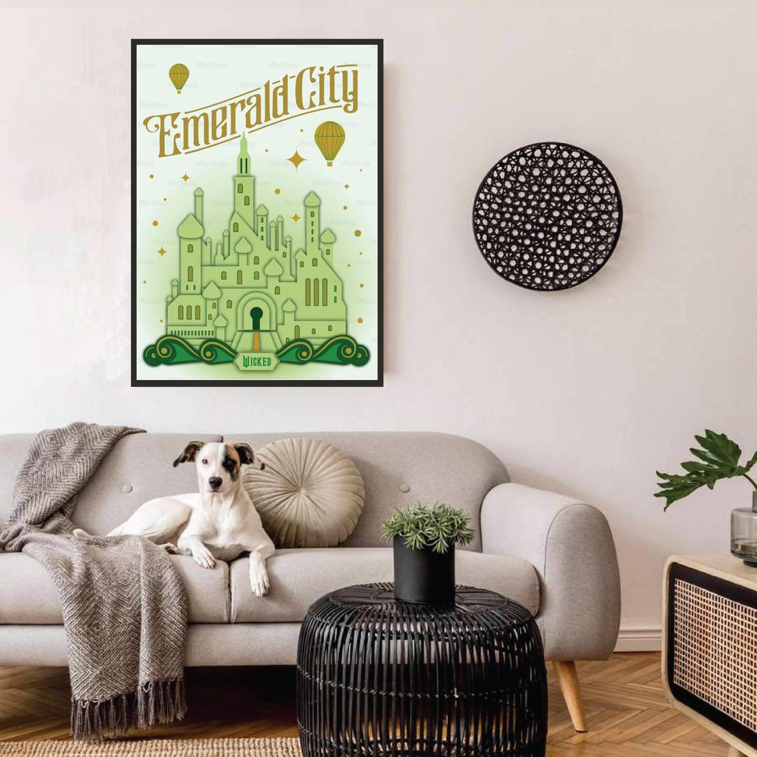 Wicked Witch | Wizard of Oz | Emerald City | Poster Art Print | Green ...