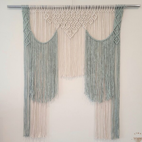 Macrame Valance - Etsy