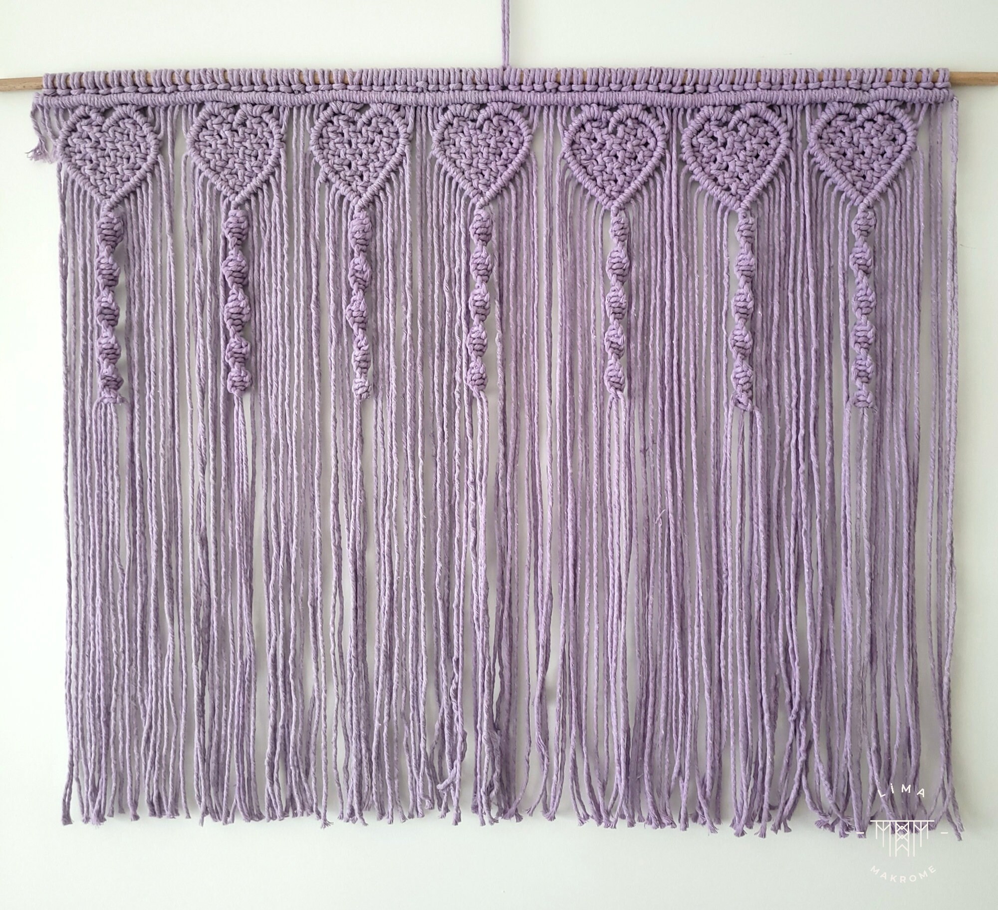 Colorful Macrame Valance / Wall Hanging / Macrame Bohemian Curtain ...