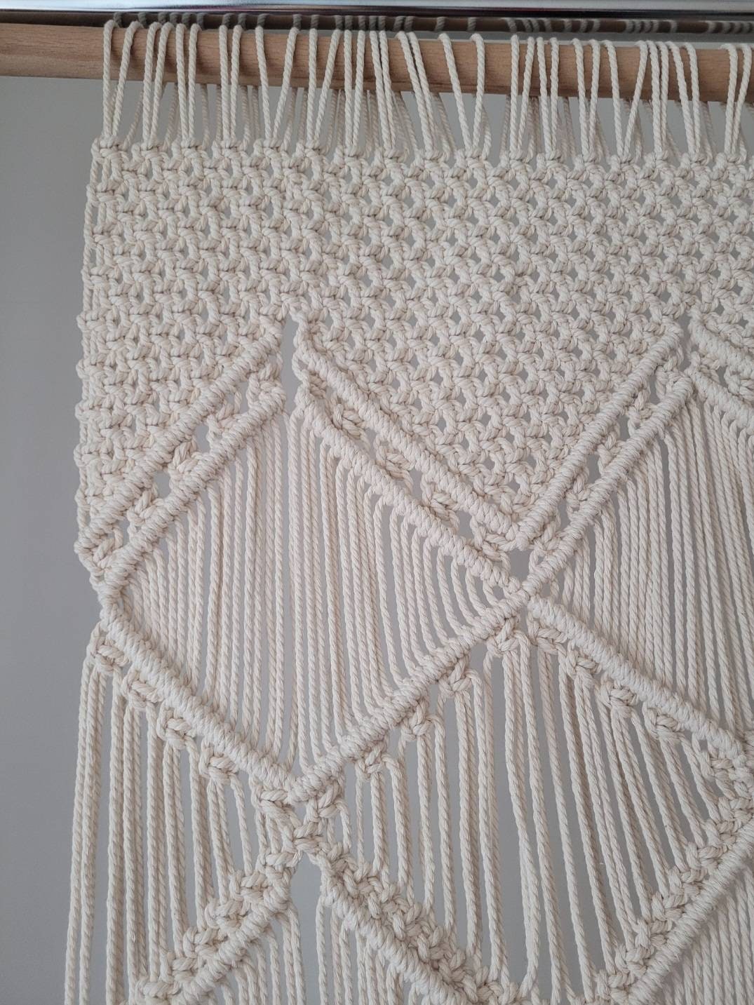 Macrame Curtain, Macrame Bohemian Curtains, Macrame Window Curtain ...