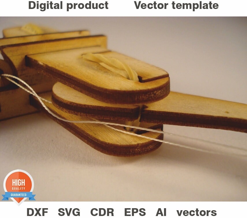 Crossbow. Laser Cut Files SVG DXF CDR Vector File Laser Cut - Etsy UK