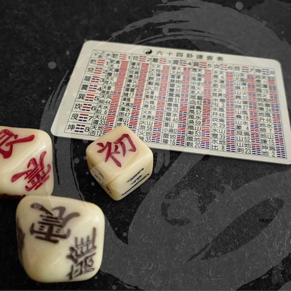 Chinese I Ching Dice - Etsy