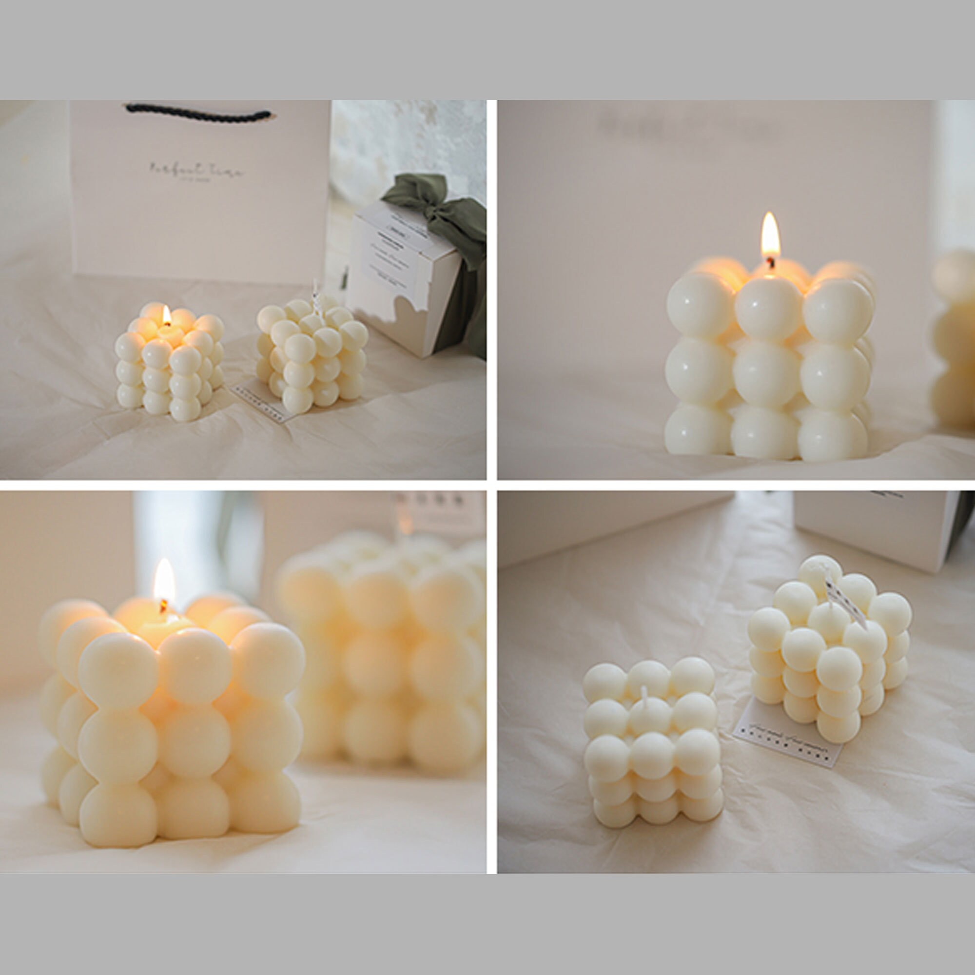 Bubble Cube Candle Magic Ball Shape Aroma CandleLucky | Etsy