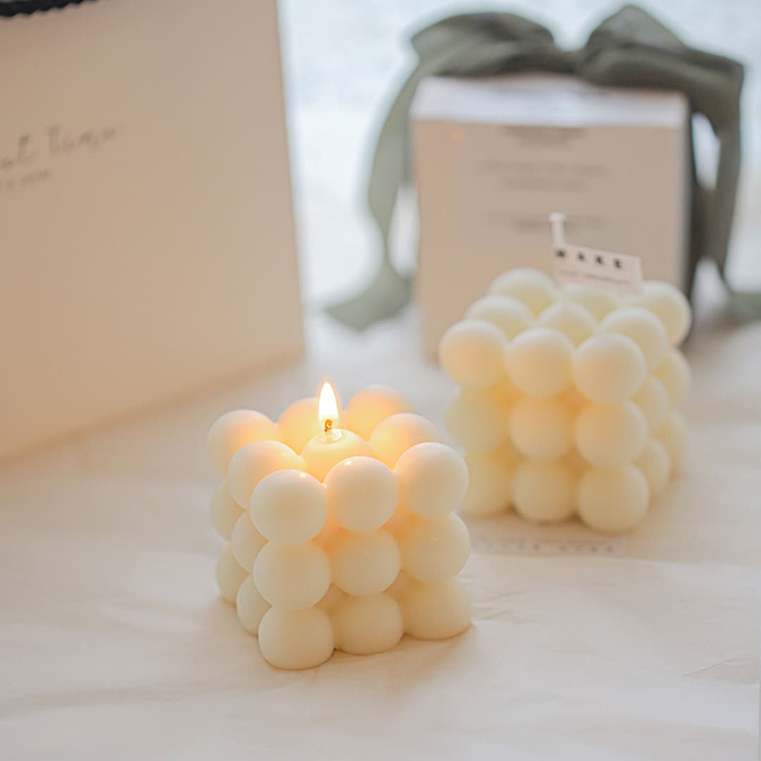 Bubble Cube Candle Magic Ball Shape Aroma Candlelucky - Etsy