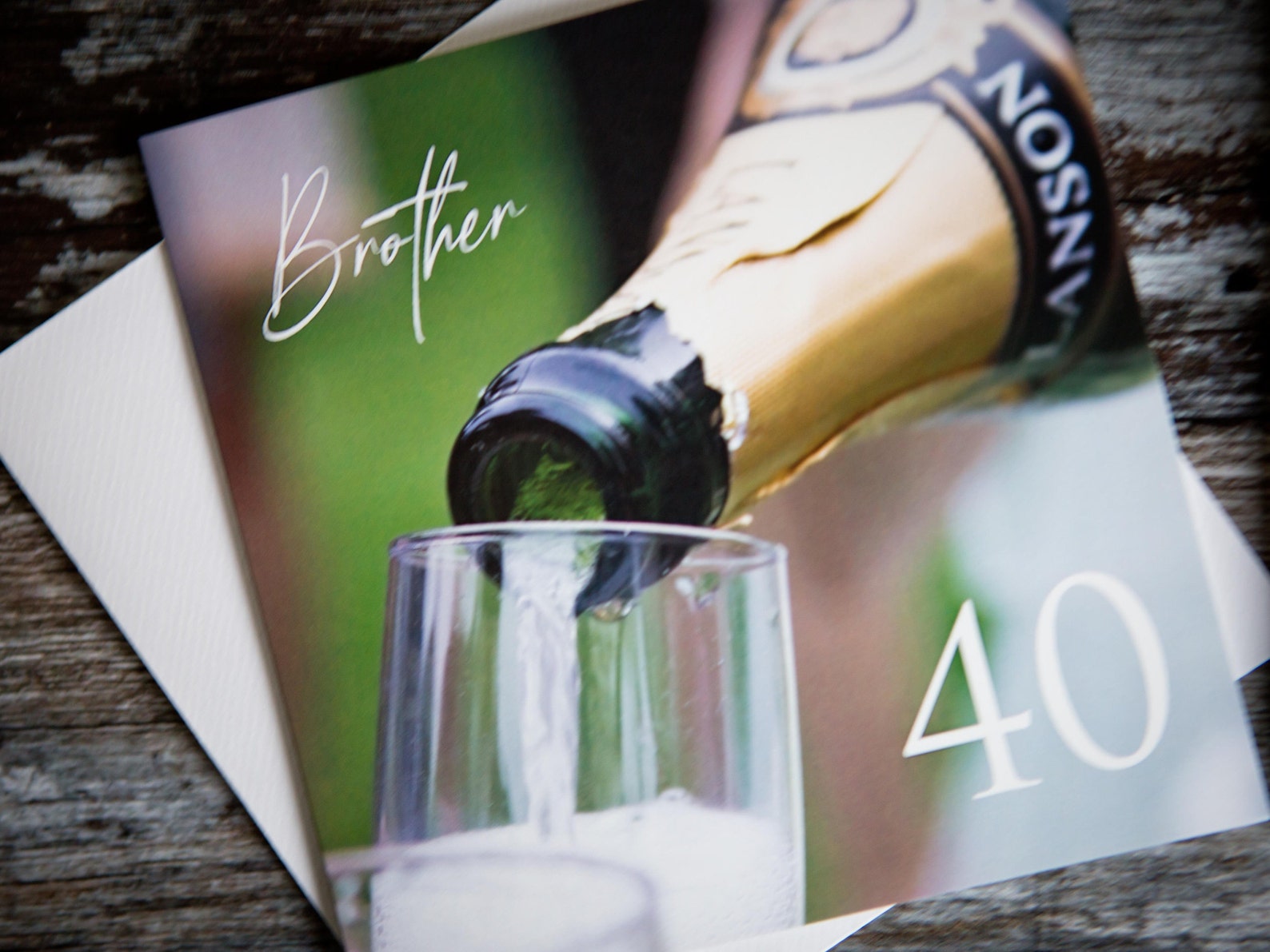 Brother Happy 40TH Birthday Card Happy 40th Birthday Brother - Etsy