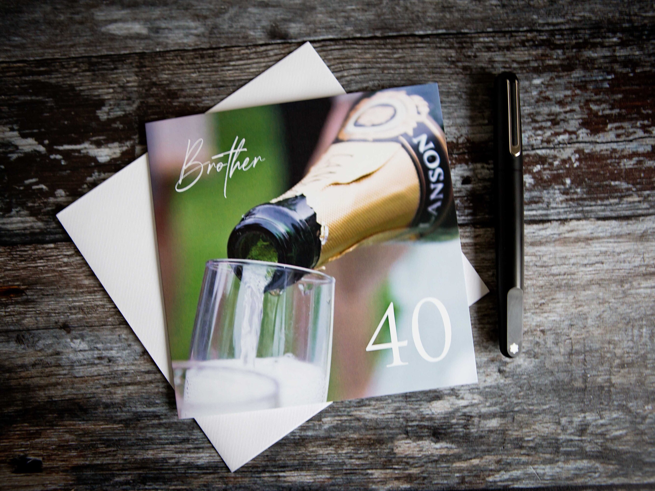 Brother Happy 40TH Birthday Card Happy 40th Birthday Brother - Etsy